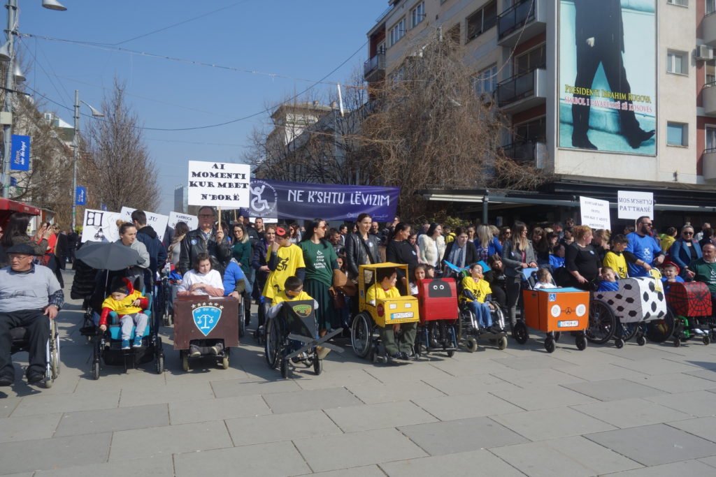 Wheelchair users mark their Day by Marching and Dancing – Kosovo Women ...